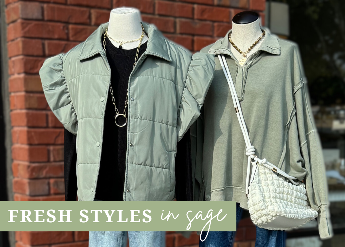 Fresh Styles In Sage – All Inspired Boutiques